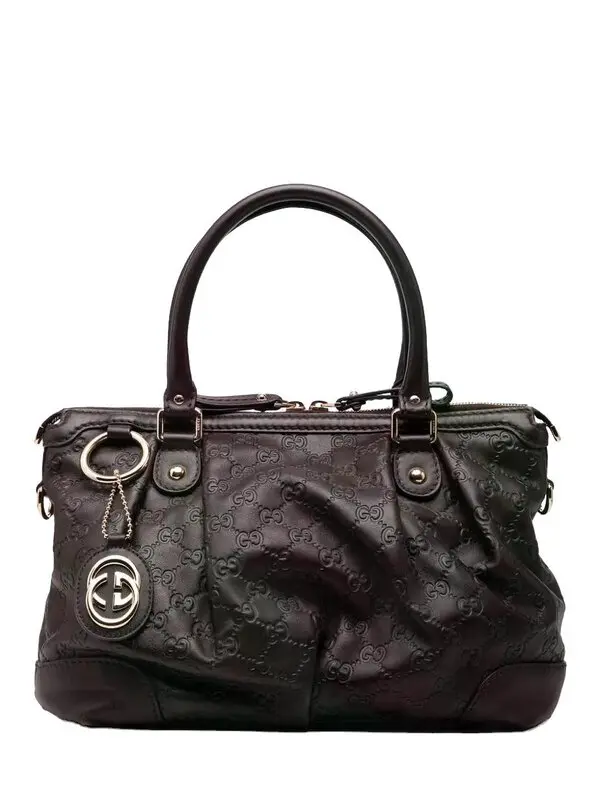 Gucci Sukey Satchel - Brown
