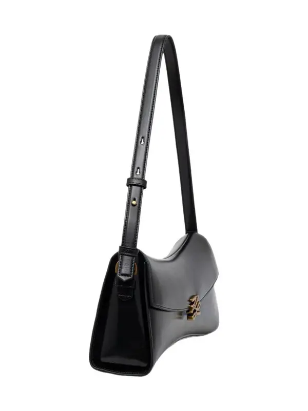 Karl Lagerfeld Logo Plaque Shoulder Bag - Black