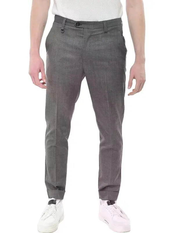 PAOLO PECORA Tailored Trousers - Grey