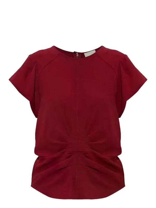 Isabel Marant Étoile Gathered Detail Blouse - Red