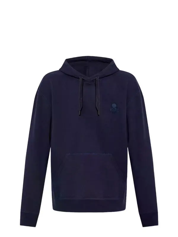 MARANT Logo-embroidered Hoodie - Blue