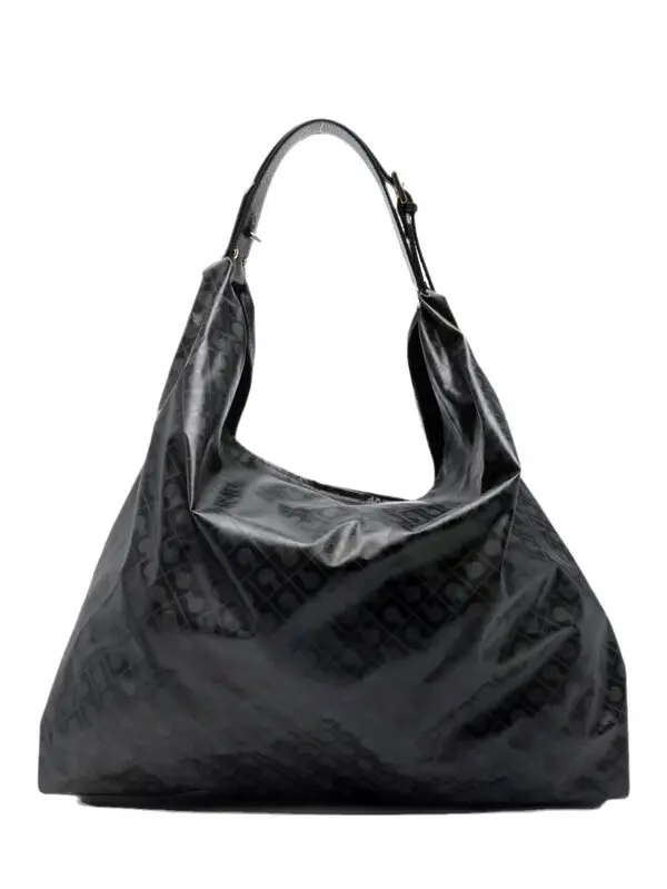 GHERARDINI Amazzonia Monogram Shoulder Bag - Black