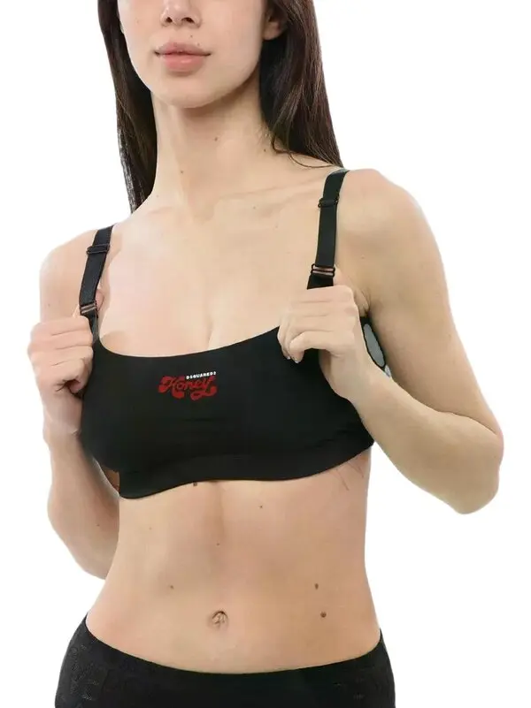 Dsquared2 Honey Sports Bra - Black