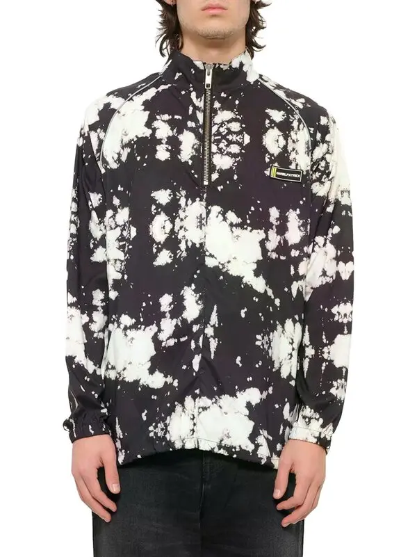 DANIEL PATRICK Tie-dye Zip-up Jacket - Black