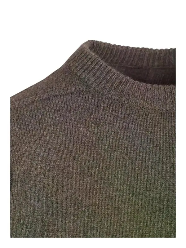 Rick Owens Round-neck Knitted Sweater - Brown