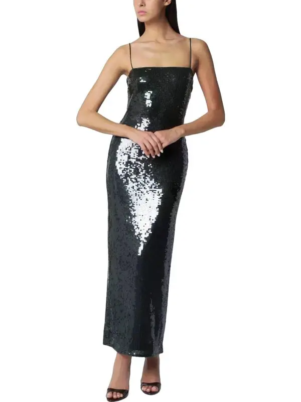 ROTATE BY BIRGER CHRISTENSEN Sequin Embellished Maxi Dress - Green