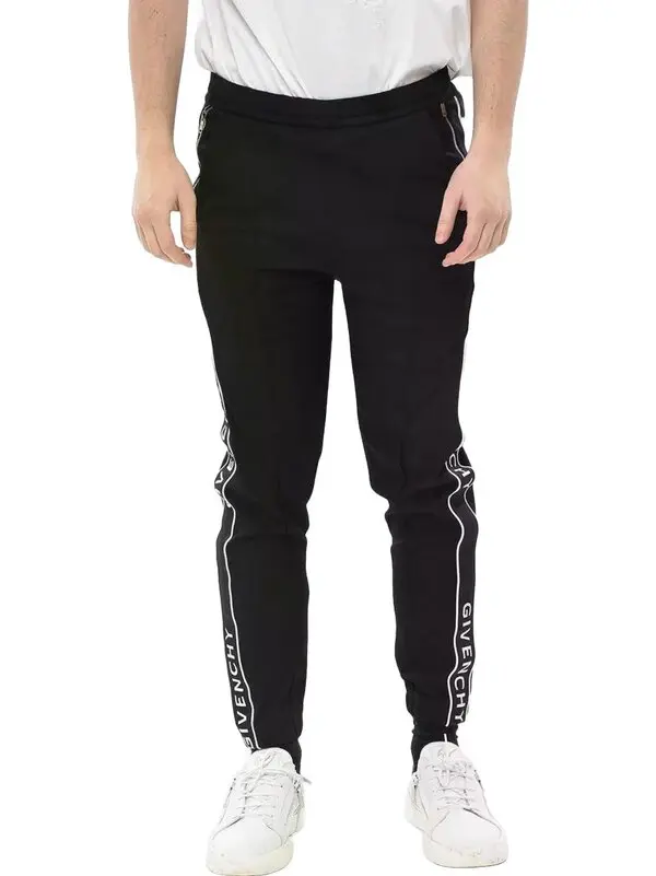 Givenchy Logo-tape Slim-fit Track Pants - Black