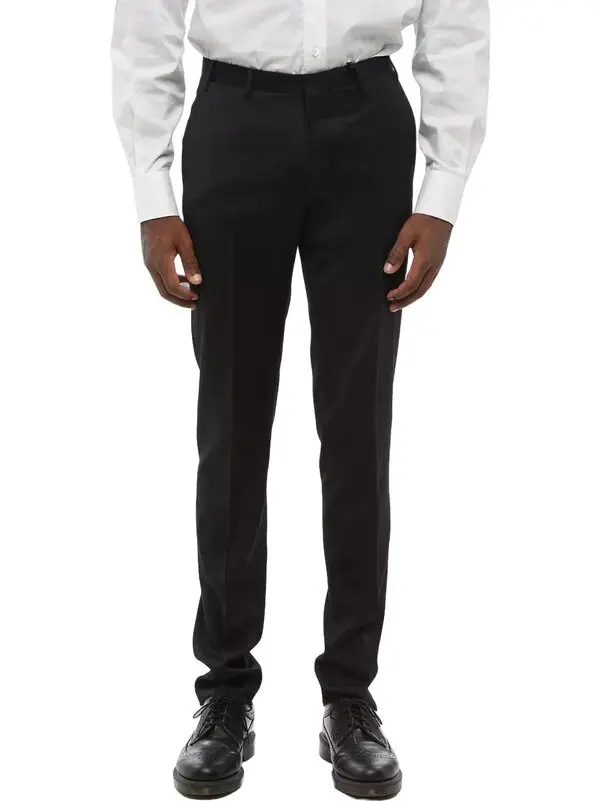 Corneliani Cc Collection Twill Trousers - Black
