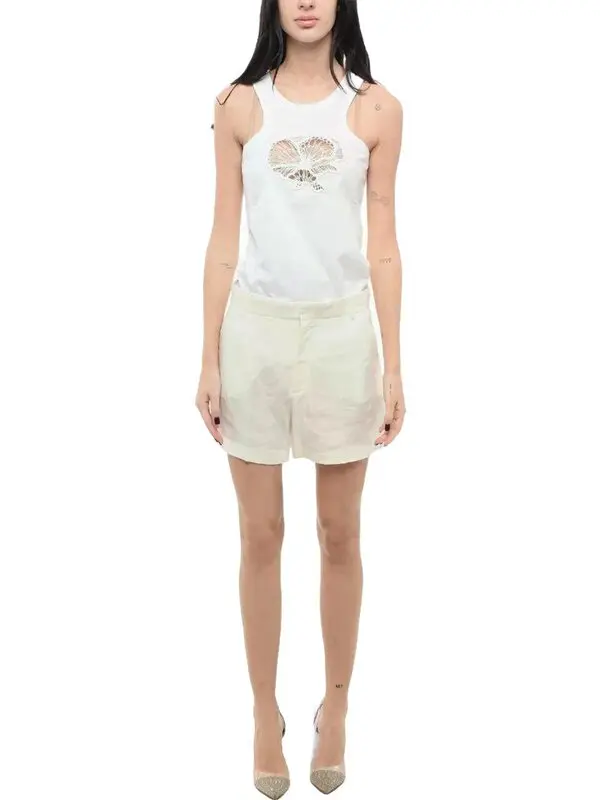 SUPER BLOND Belt-loop Shorts - Neutrals