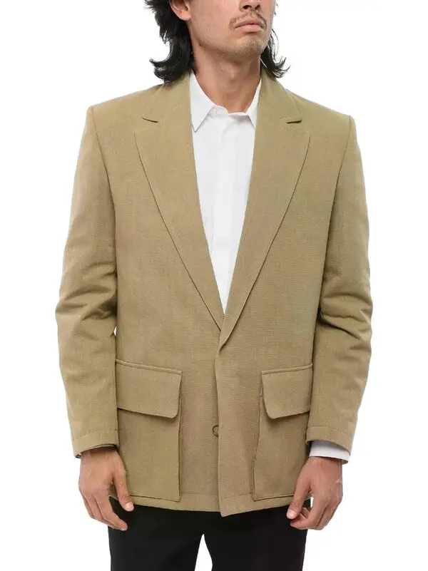 Valentino Garavani Single-breasted Patch-pocket Blazer - Neutrals