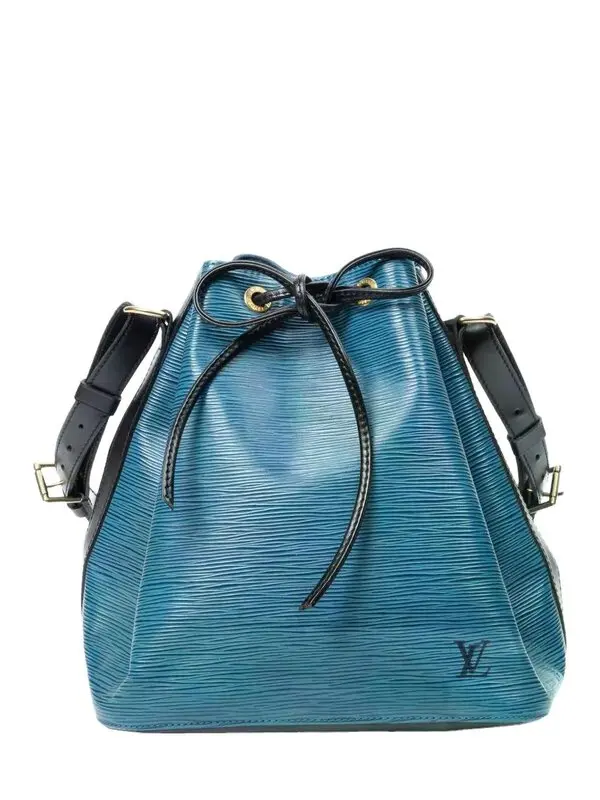 LOUIS VUITTON Noé Epi Leather Shoulder Bag - Blue
