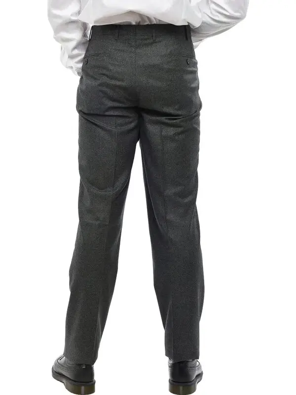 Corneliani Tailored Trousers With Pressed Crease - Grey