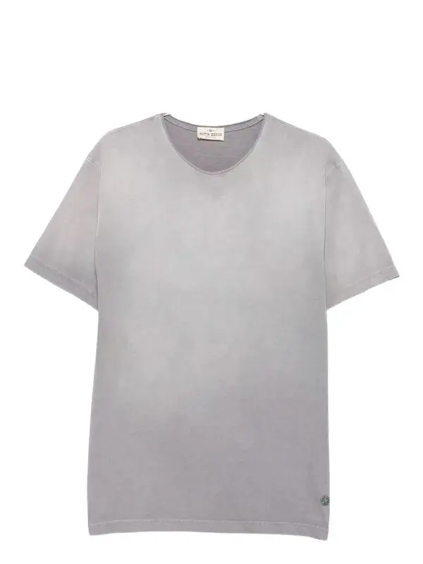 ANTIK DENIM Faded-effect Raw-cut T-shirt - Grey