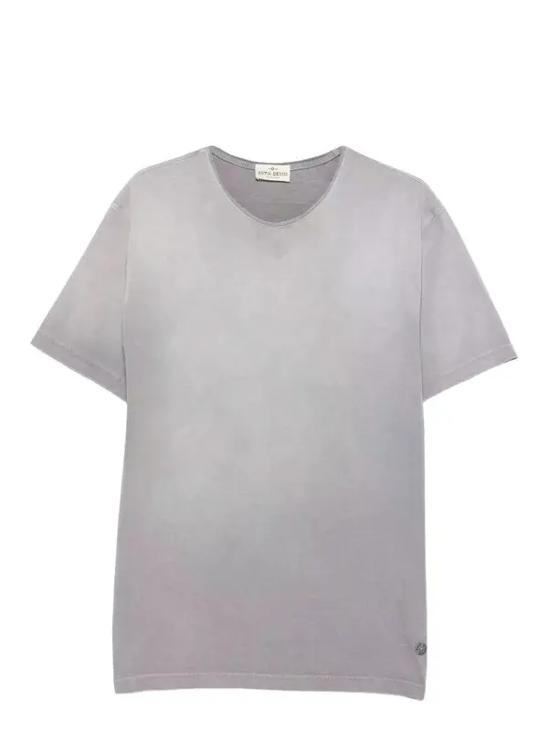 ANTIK DENIM Faded-effect Raw-cut T-shirt - Grey
