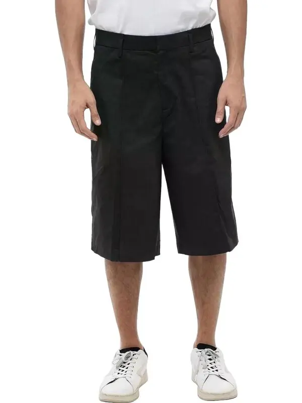 Neil Barrett Multi-pocket Cotton-blend Cargo Shorts - Black