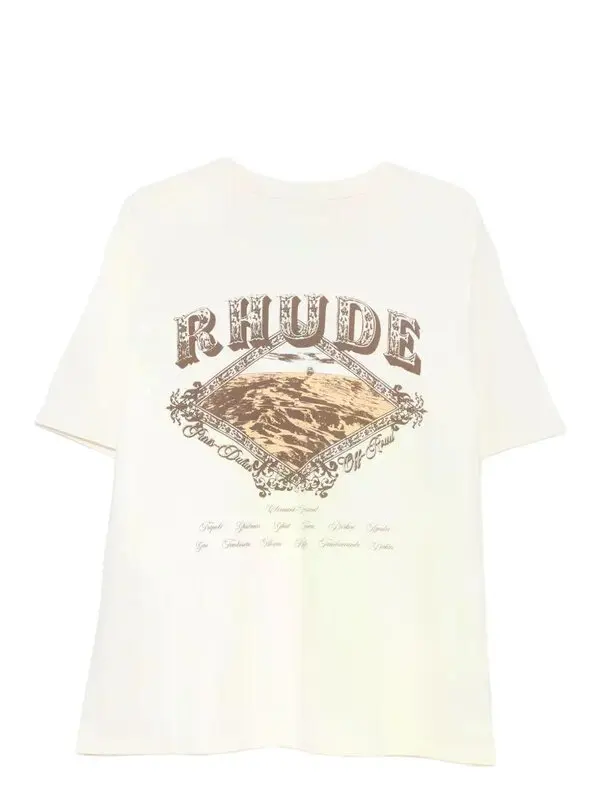 Rhude Graphic-print T-shirt - Neutrals