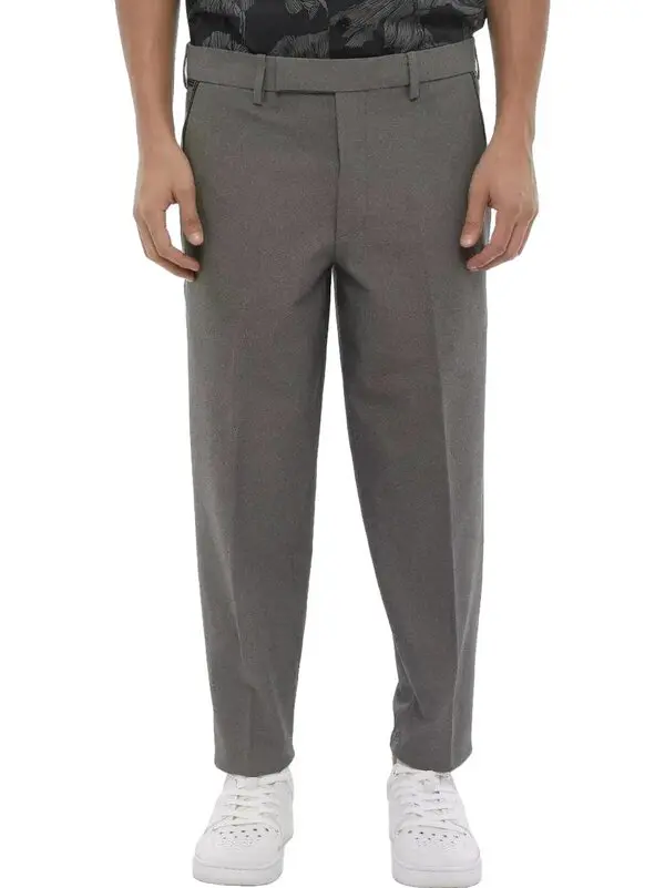 Neil Barrett Slim-fit Belt-loop Trousers - Grey