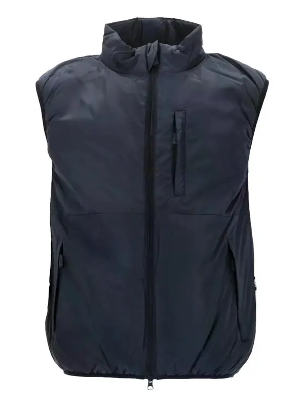 Aspesi Zip-up Padded Gilet - Blue