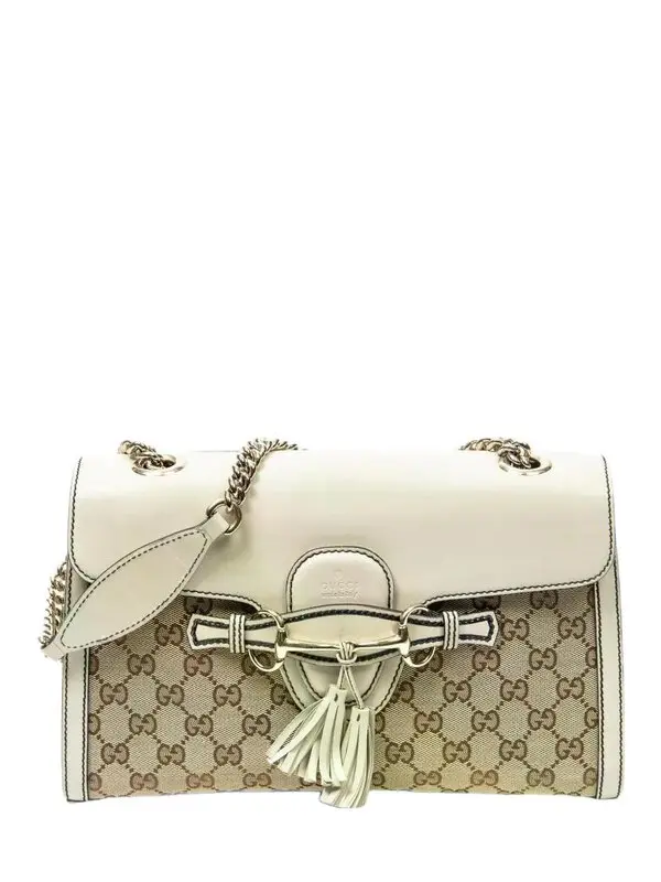 Gucci Medium Emily Gg Supreme Shoulder Bag - Neutrals