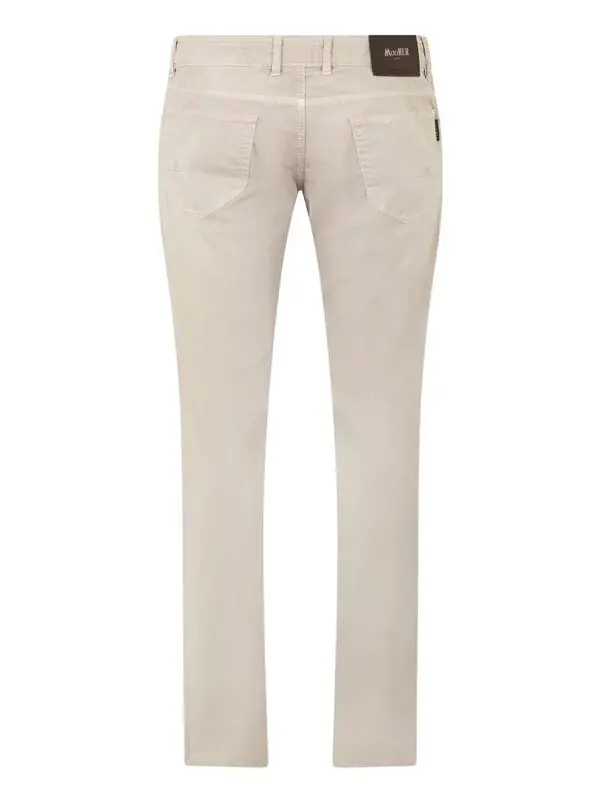 MOORER Five-pocket Jeans - White