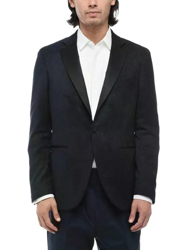Corneliani Single-breasted Blazer - Blue