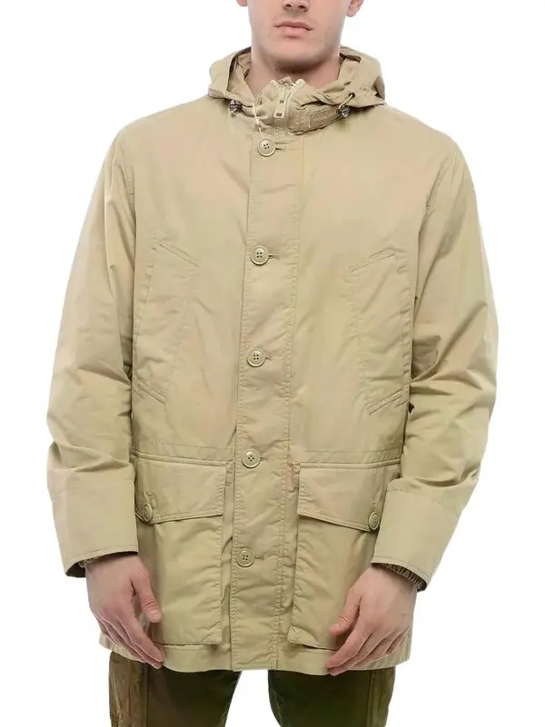 Woolrich Summer Hooded Parka - Neutrals