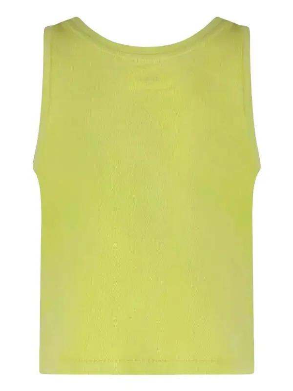 The Great. Ribbed Knit Tank Top - Yellow