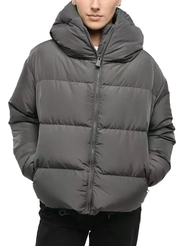 Bacon Cloud Zip-up Puffer Jacket - Grey