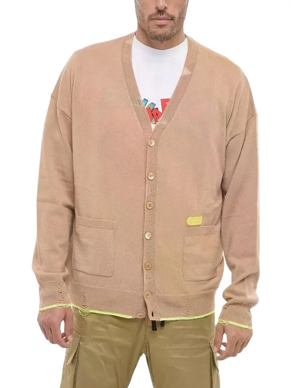 Dsquared2 V-neck Cardigan - Neutrals