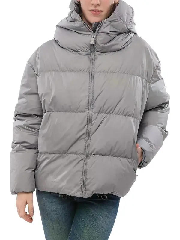 Bacon Hooded Puffer Jacket - Grey