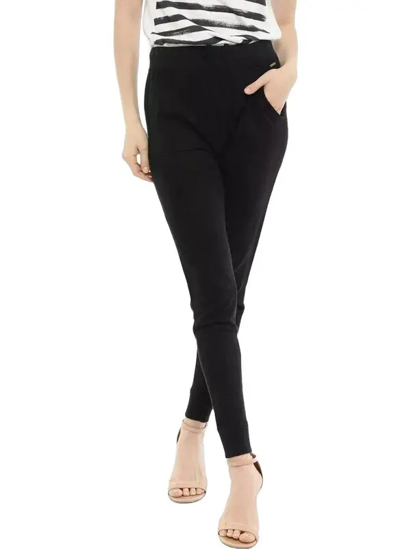 Woolrich Drawstring Trousers With Mesh Paneling - Black