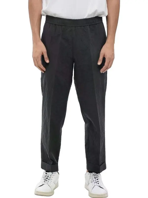 Neil Barrett Elasticated Waist Pocket Trousers - Grey