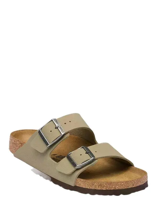 BIRKENSTOCK Arizona Suede Sandals - Neutrals