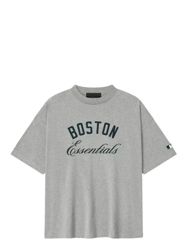 Fear Of God Logo-print Oversized T-shirt - Grey