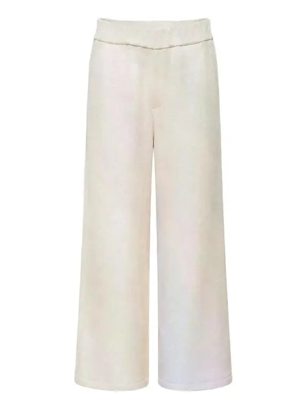 Martin Martin Ivory White Wide-leg Trousers - Neutrals