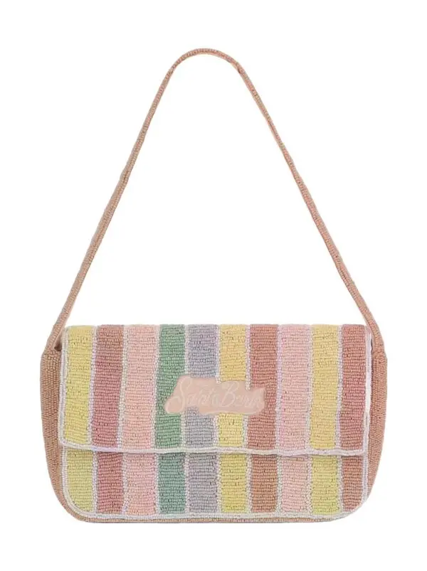 MC2 SAINT BARTH Beaded Shoulder Bag - Neutrals