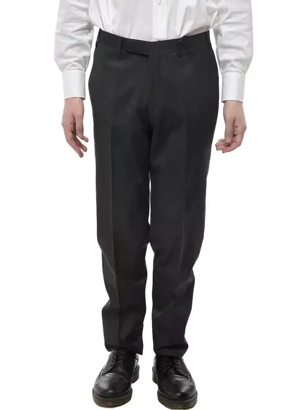 Corneliani Fresco Wool-blend Trousers - Grey