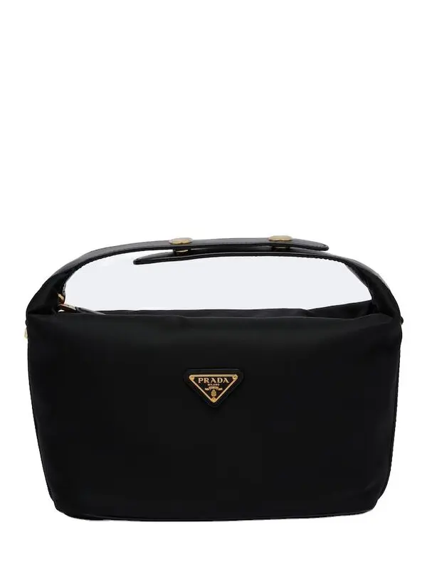 Prada Re-nylon Mini Top-handle Bag - Black