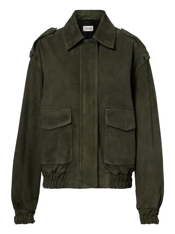 ARMA Halti Suede Blouson Jacket - Green