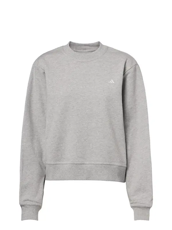 Adidas By Stella McCartney Cotton Jersey Sweatshirt - Grey