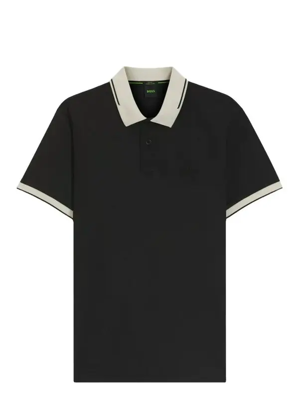 BOSS Slim-fit Cotton Polo Shirt - Black