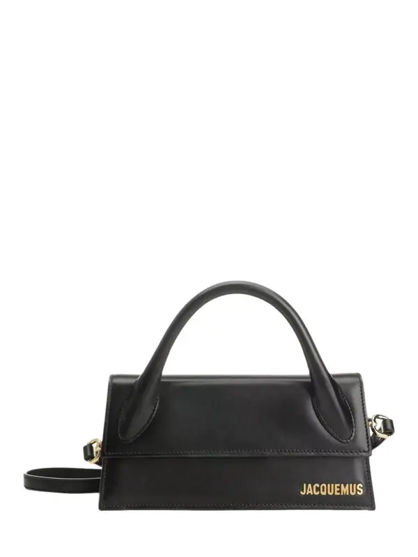 Jacquemus Le Chiquito Long Leather Tote Bag - Black