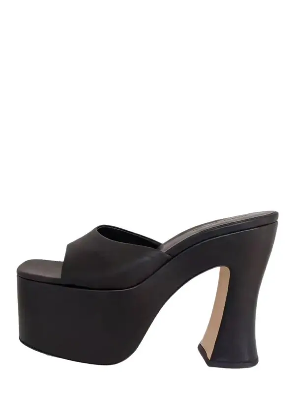 Magda Butrym Platform High Block Heel Sandals - Black