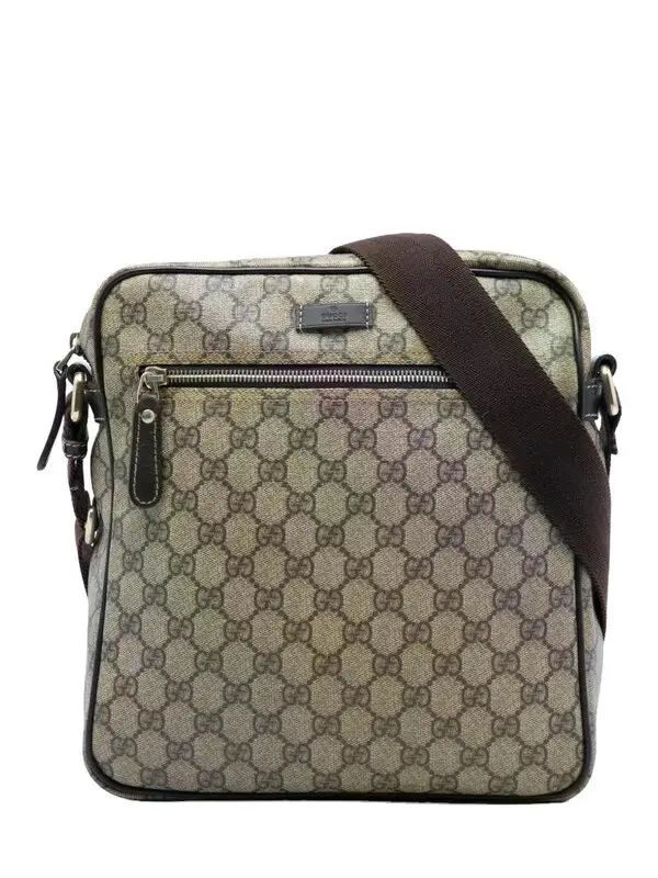 Gucci Gg Supreme Crossbody Bag - Neutrals
