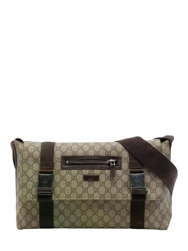 Gucci Gg Supreme Crossbody Bag - Neutrals