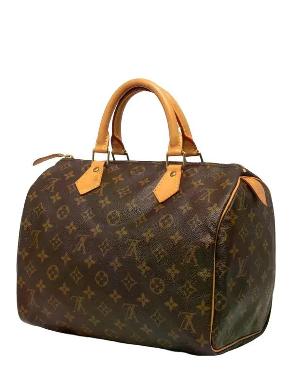 LOUIS VUITTON 1998 Monogram Speedy 30 Boston Bag - Brown