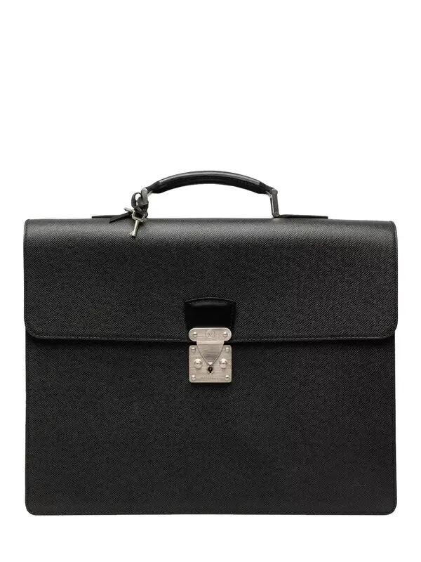 LOUIS VUITTON Taiga Moskova Briefcase Business Bag - Black