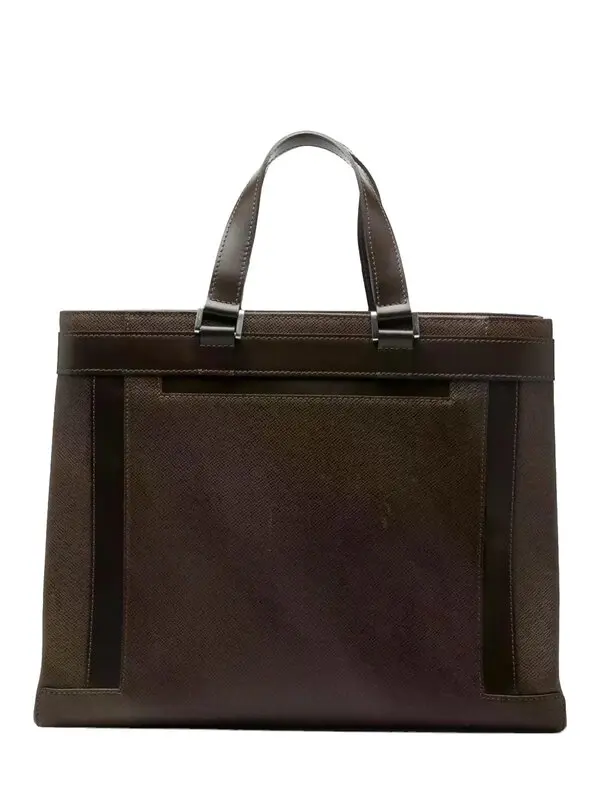 LOUIS VUITTON Taiga Kasbek Pm Business Bag - Brown