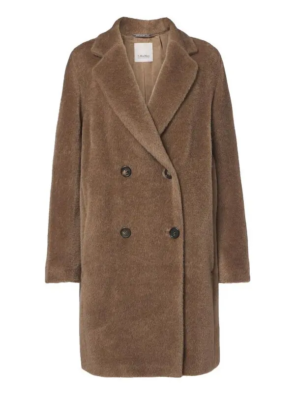 Max Mara Alpaca And Wool Coat - Brown