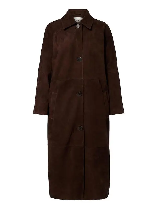 ARMA Judy Suede Coat - Brown